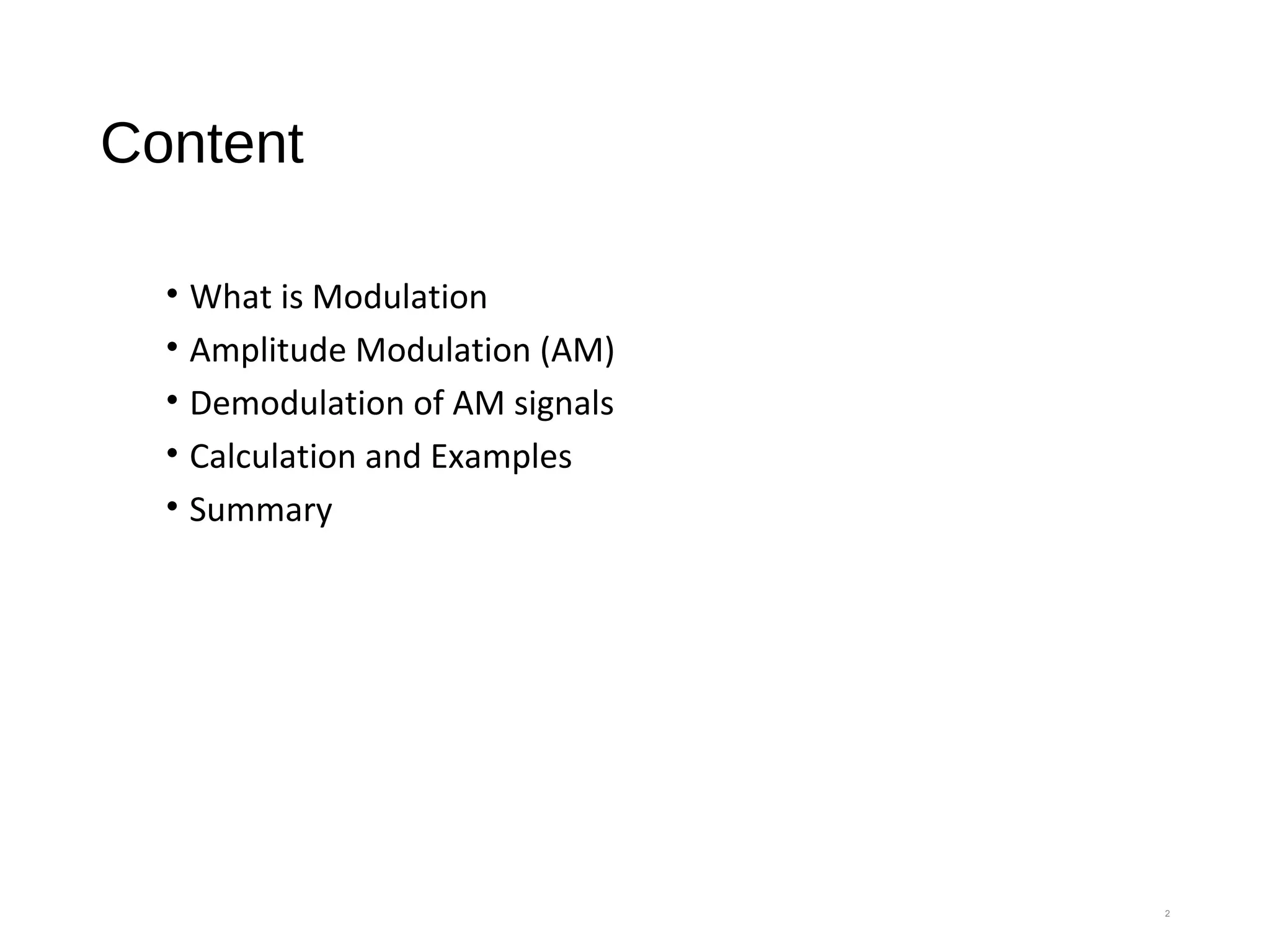 Amplitude modulation | PPT