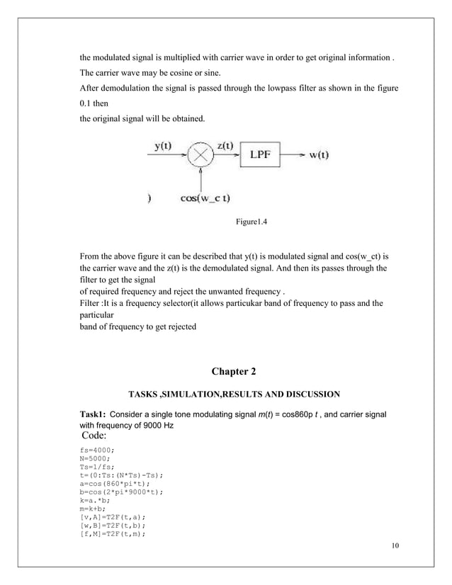 Amplitude Modulation using Multipliers and Envelope Detector
