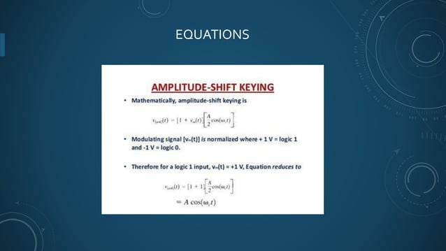 Amplitude shift keying (ask).pptx | Digital Audio | Computer Software ...
