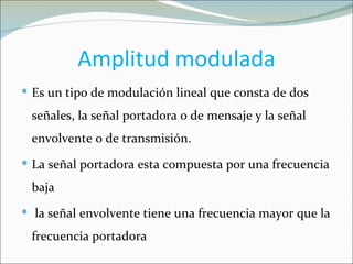 Amplitud modulada | PPT