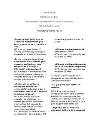 Amplitud modulada 12 | DOCX