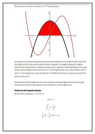 TO FIND AREA UNDER THE CURVE USING INTEGRATION | DOCX | Physics | Science