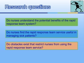 Assessment of rapid response teams | PPTX