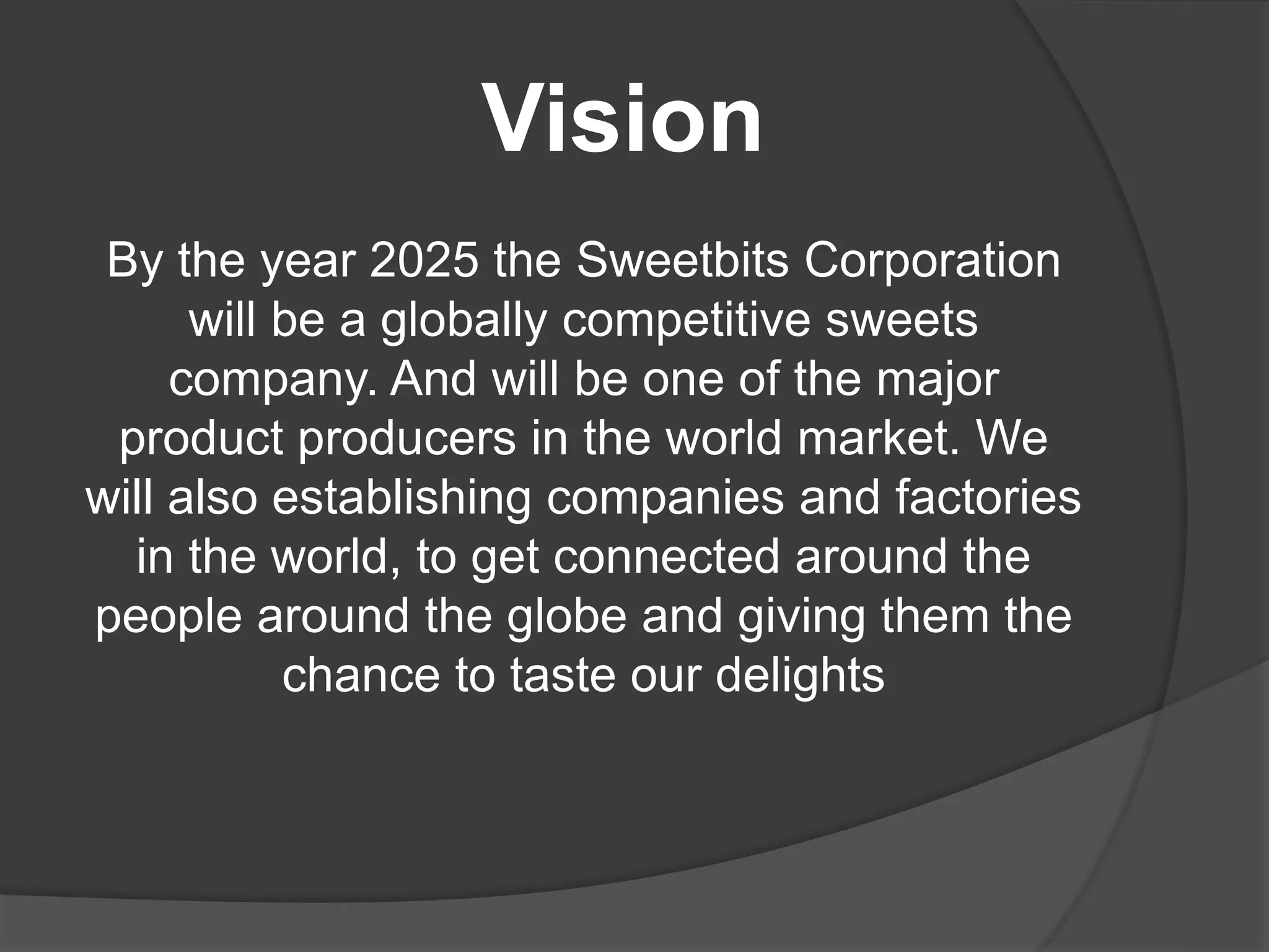 BUSINESS PLAN " SWEETBITS COMPANY" | PPTX