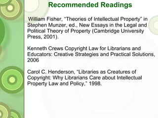 The Copyright Law For Libraries | PPT