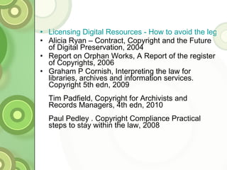 The Copyright Law For Libraries | PPT