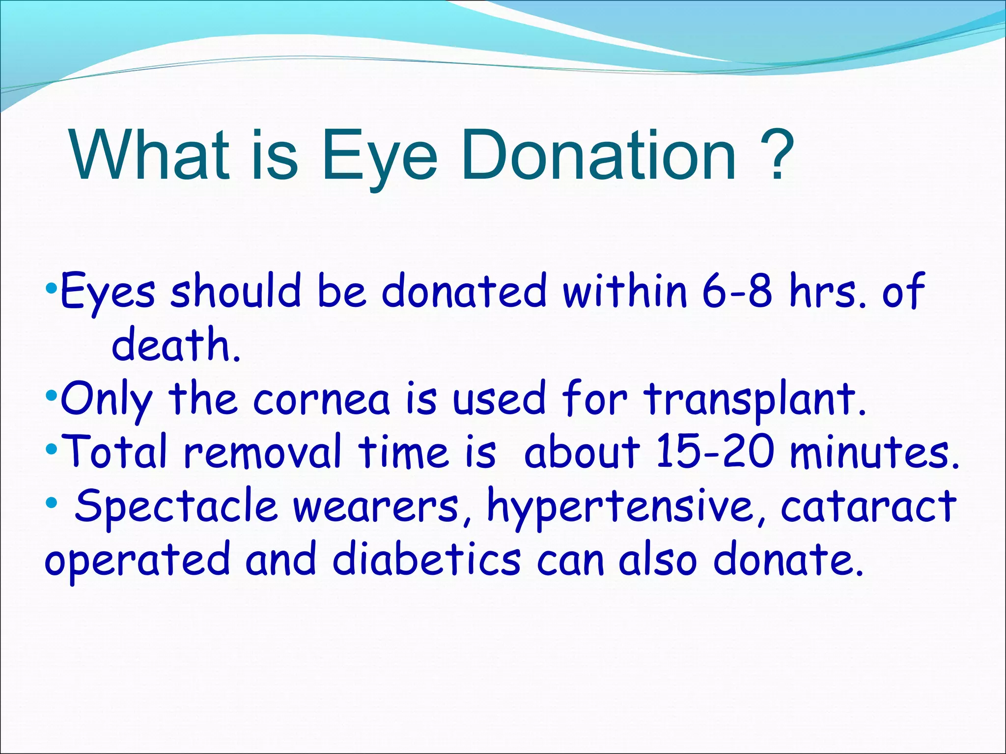 EYE DONATION | PPS