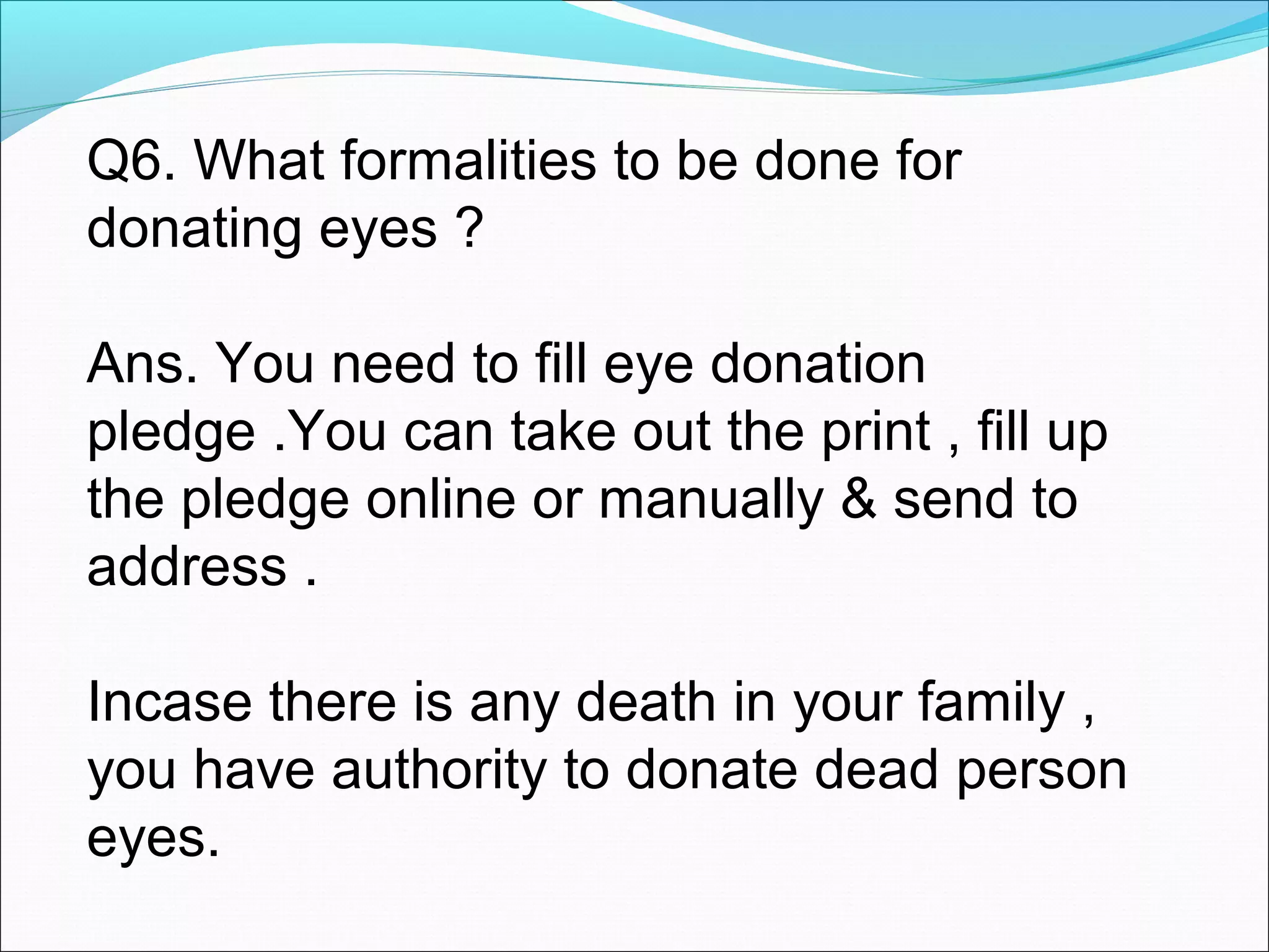 EYE DONATION | PPS