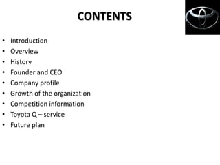 ABOUT TOYOTA MOTOR CORP. | PPT