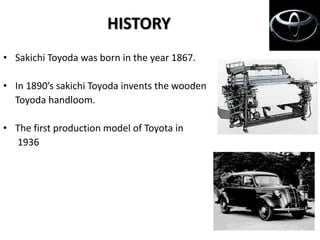 ABOUT TOYOTA MOTOR CORP. | PPT