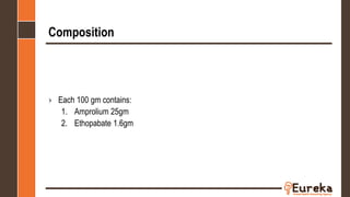 Amprolium ethopabate product information | PPT