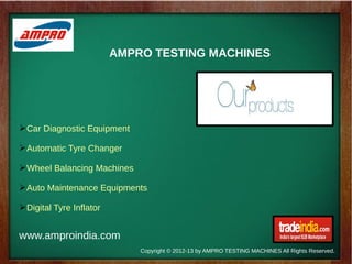 Ampro Testing Machines | PPT
