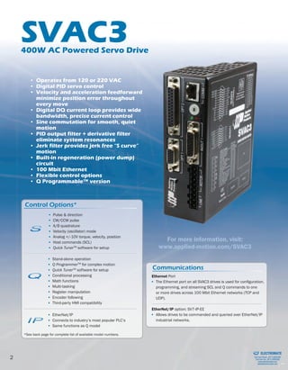 Amp servo products_brochure | PDF