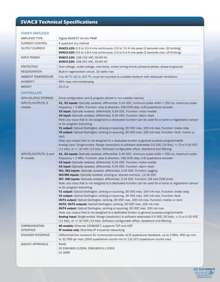 Amp servo products_brochure | PDF