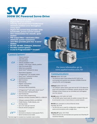 Amp servo products_brochure | PDF