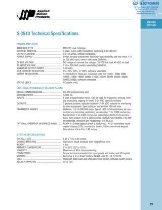 Amp si3540 specsheet | PDF