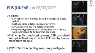 AMPULLARY ADENOMA CASE - BASED DISCUSSION | PPTX