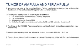AMPULLARY ADENOMA CASE - BASED DISCUSSION | PPTX