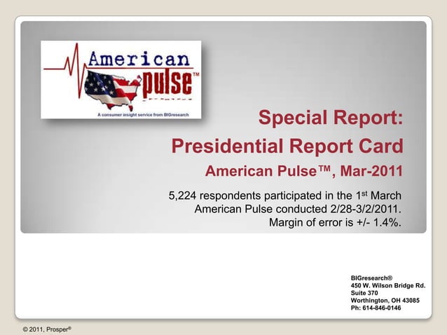 Presidential Report Card | PPTX