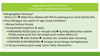 Ampunilah dan jangan bawa ke pencobaan [ok] | PPTX