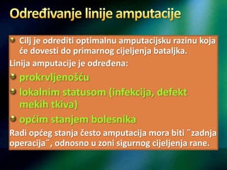 Amputacije | PPSX