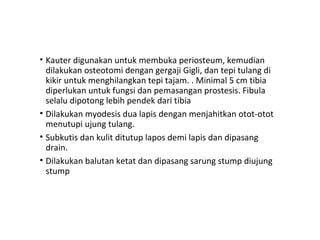 Amputation extremity | PPT