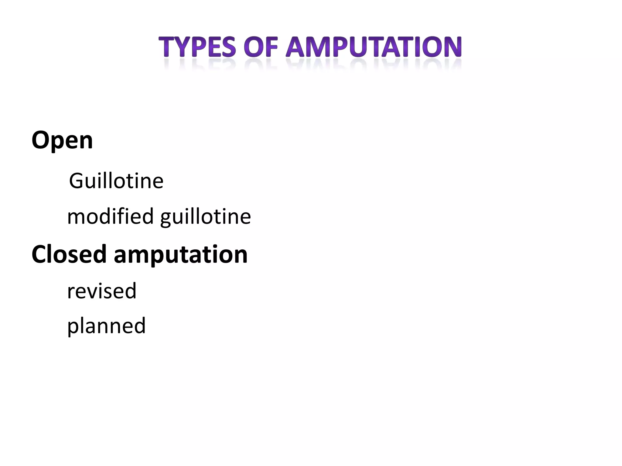 Amputation | PPTX