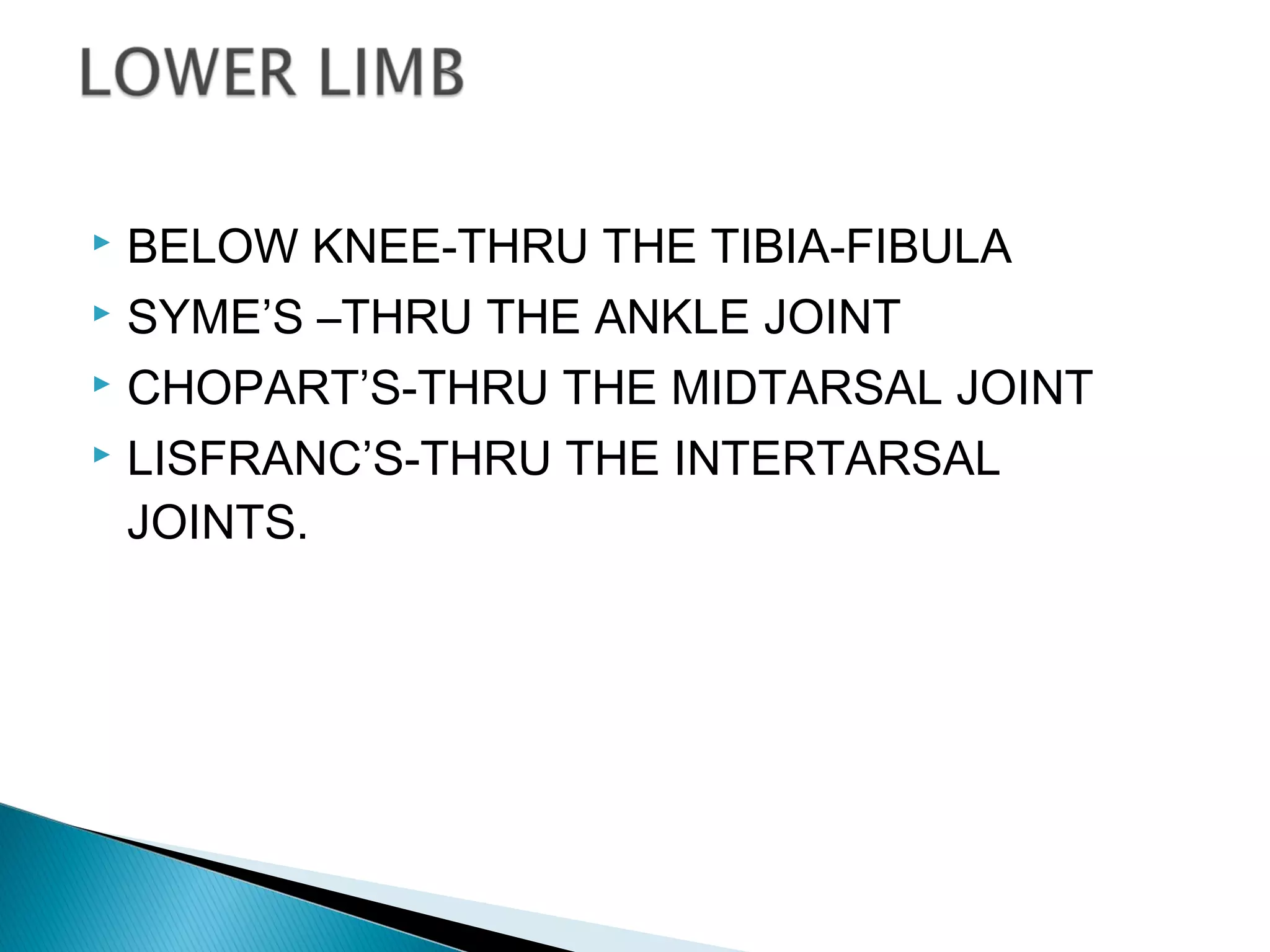 Amputation | PPT