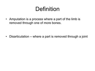 Amputation | PPTX