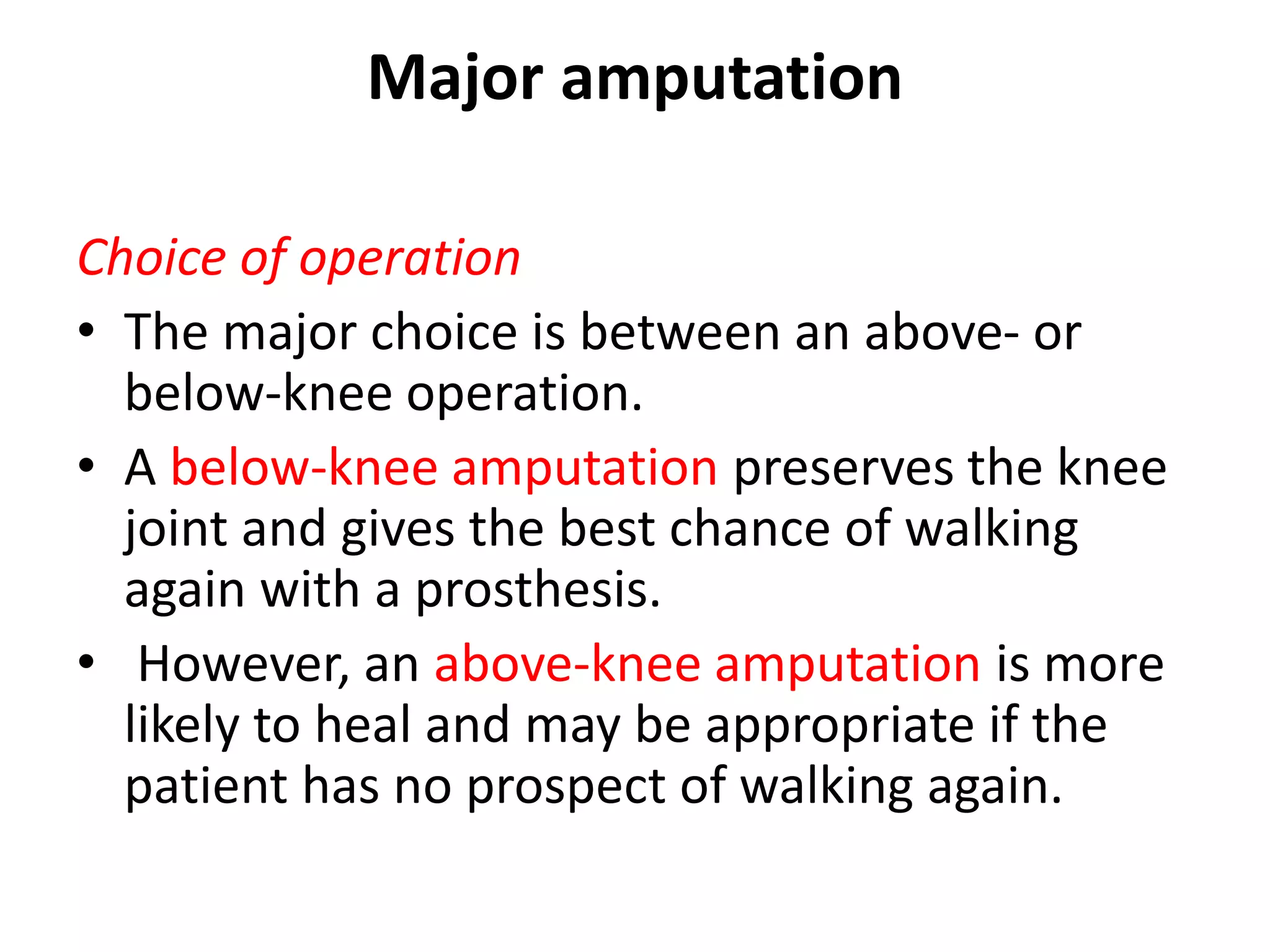 Amputation | PPTX