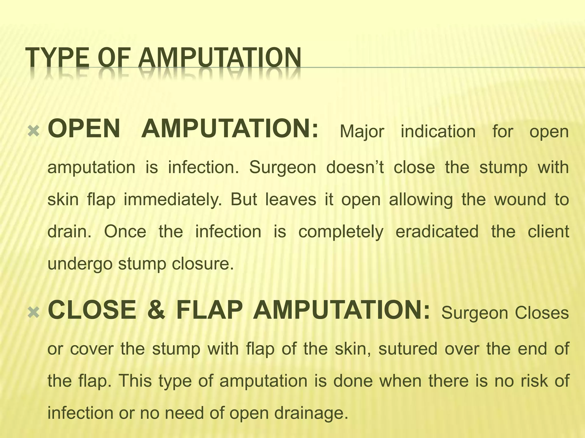 Amputation | PPTX