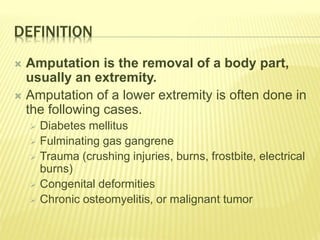 Amputation | PPTX