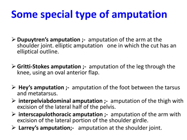 Amputation | PPT