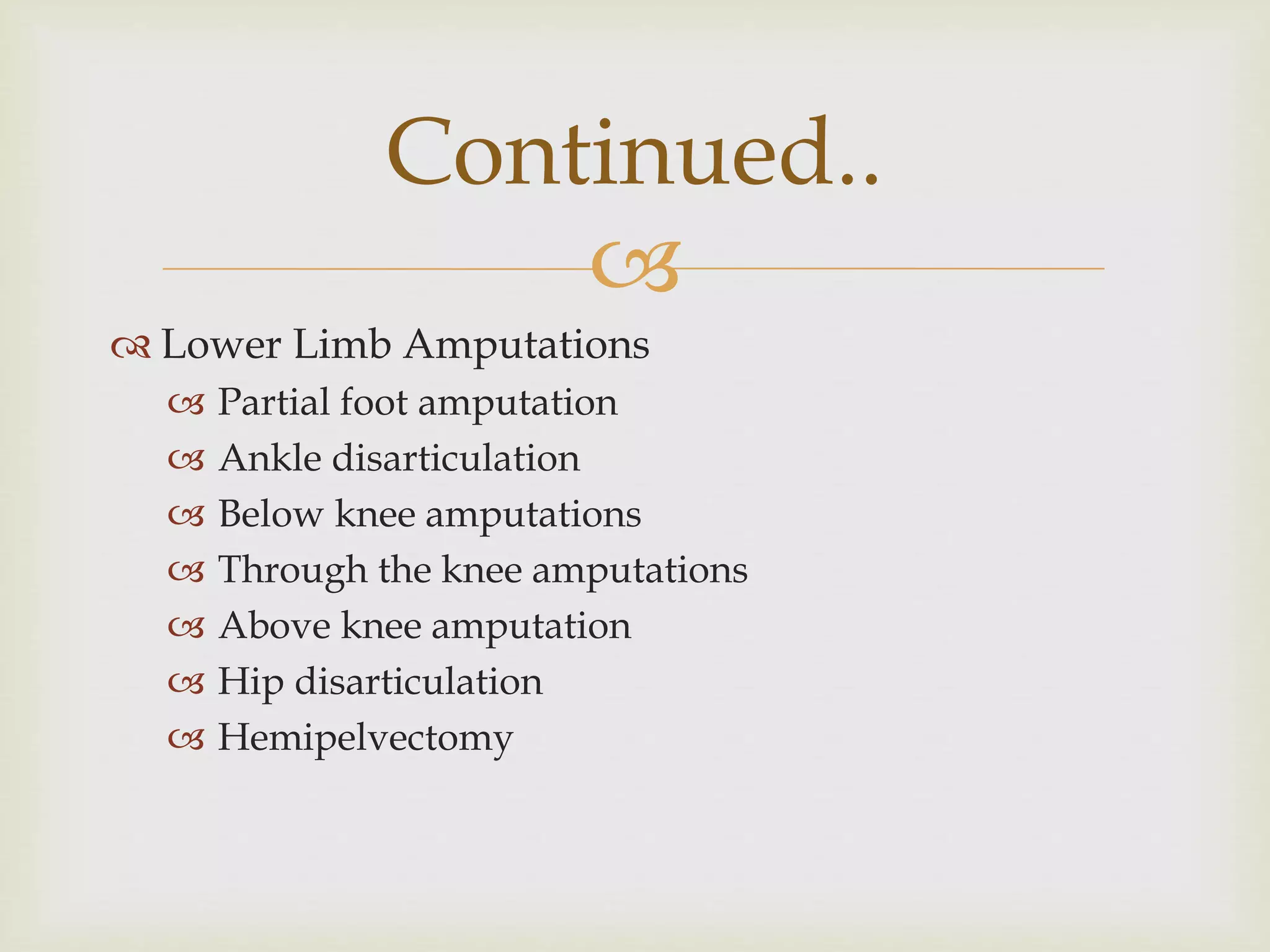 Amputation and role of an occupational therapist in amputee | PPTX