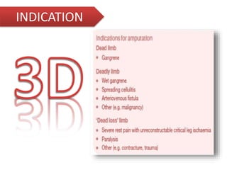 Amputation Orthopaedics | PPTX