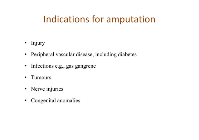 Amputation | PDF