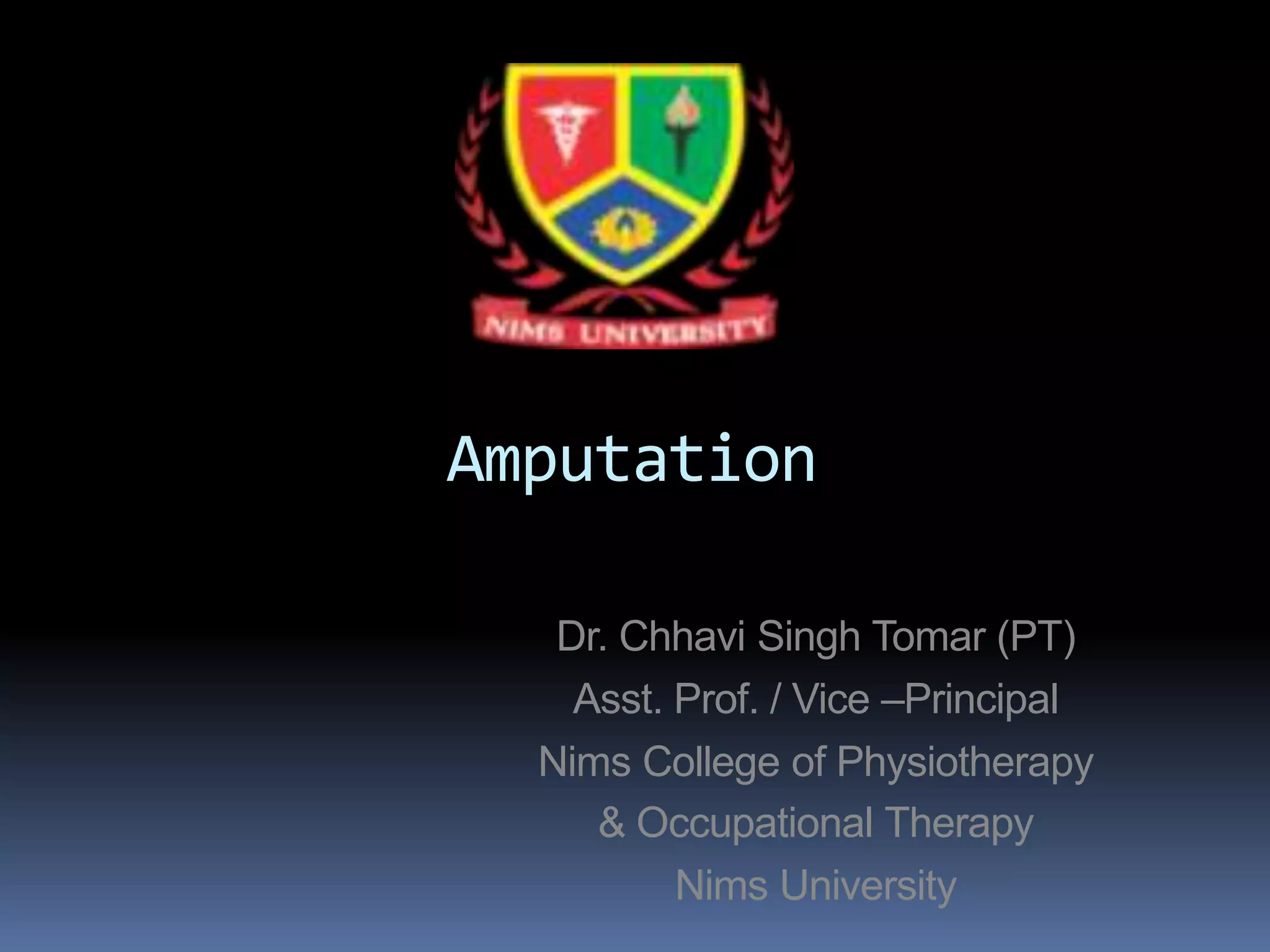 Amputation | PPTX