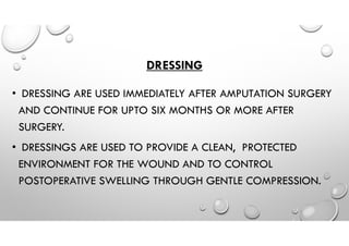 Amputation For G.N.M 2nd & B.Sc.2nd & 3rd Year Nursing Student. | PDF