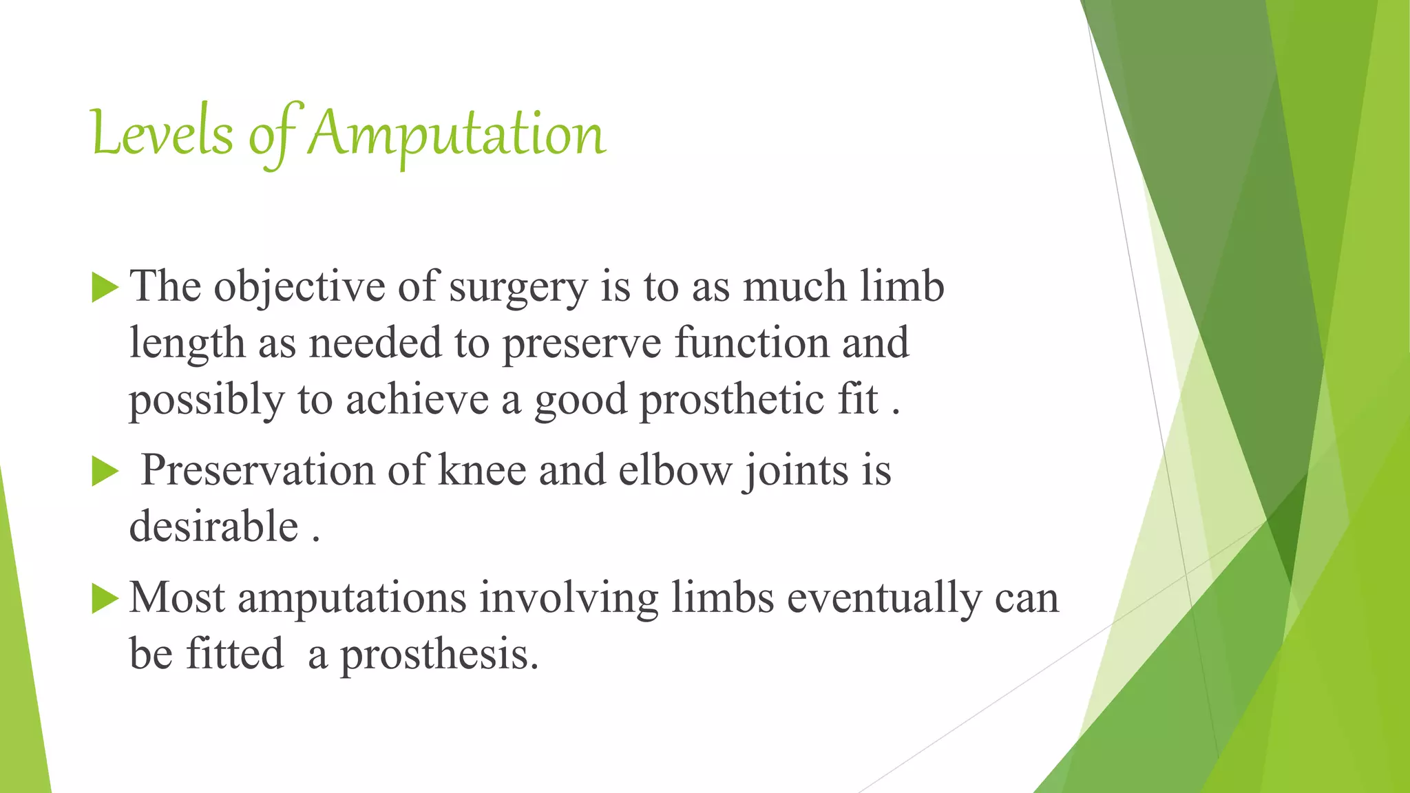 Amputation.pptx | Death, Injury, or Military Conflict | Sensitive Topics