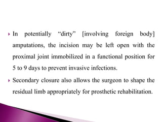 AMPUTATION ppt By Dr. Mumux | PPTX