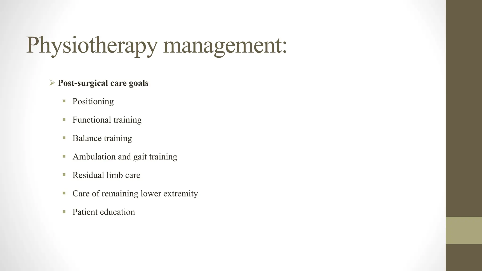 Peripheral Vascular Disease (PVD): Physiotherapy assessment and ...