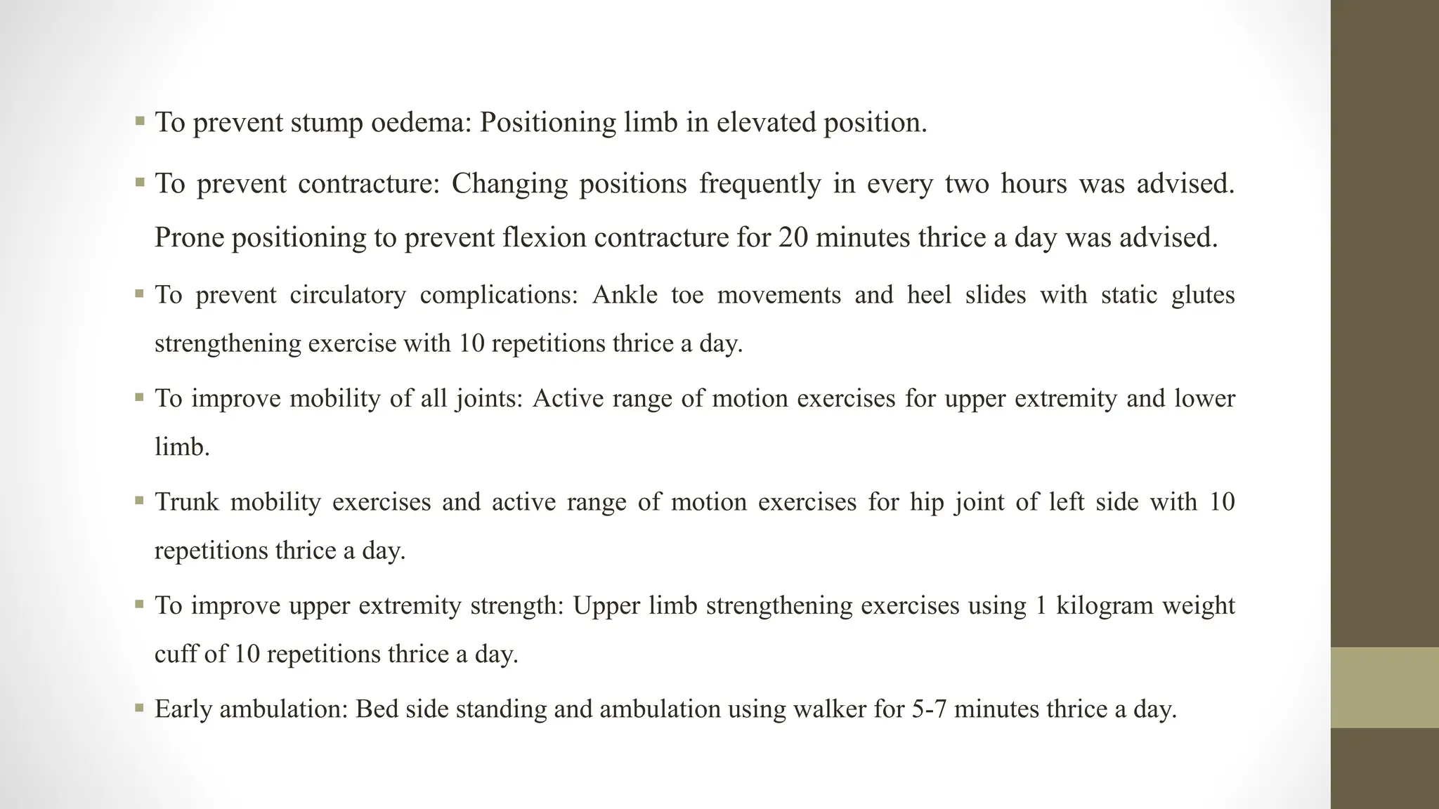 Peripheral Vascular Disease (PVD): Physiotherapy assessment and ...