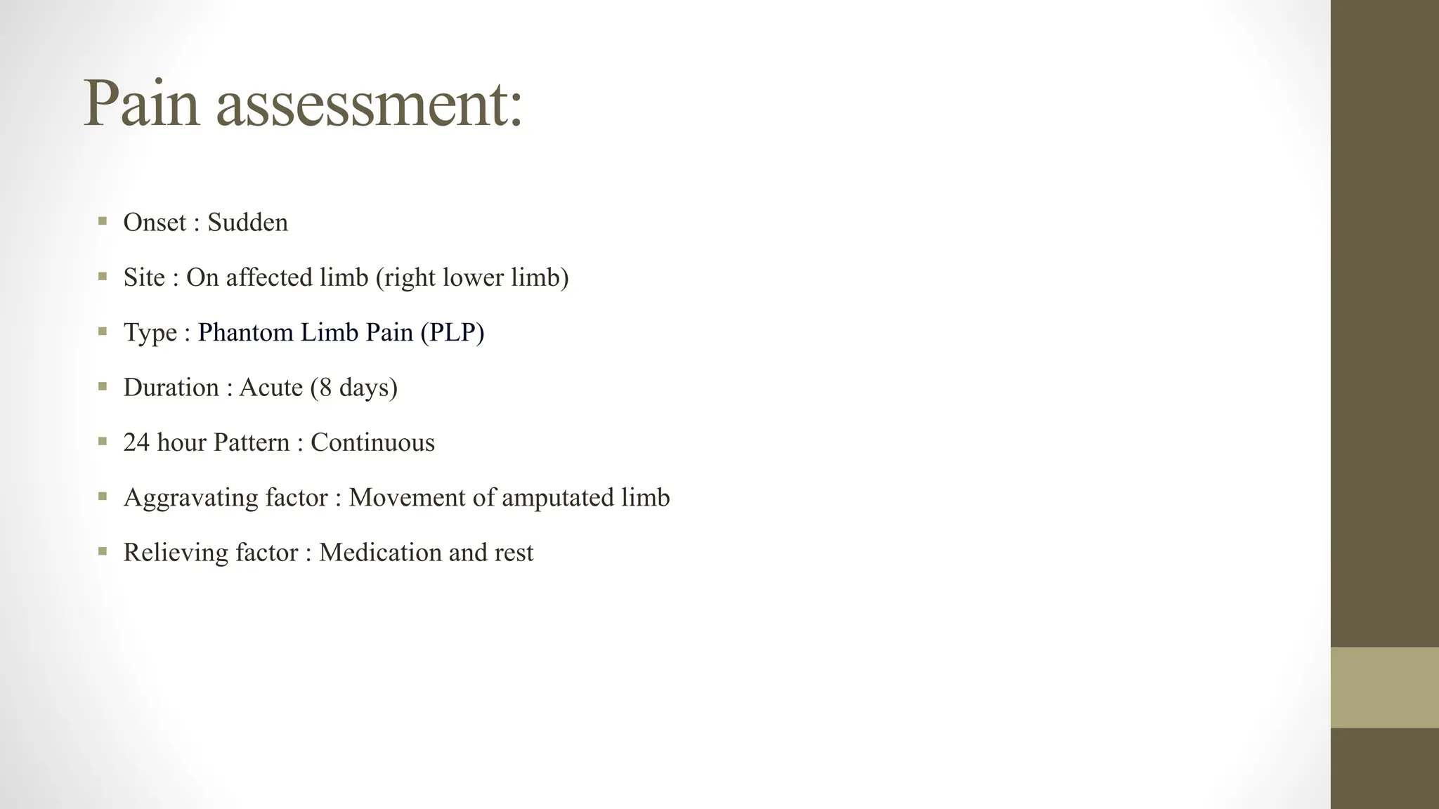 Peripheral Vascular Disease (PVD): Physiotherapy assessment and ...