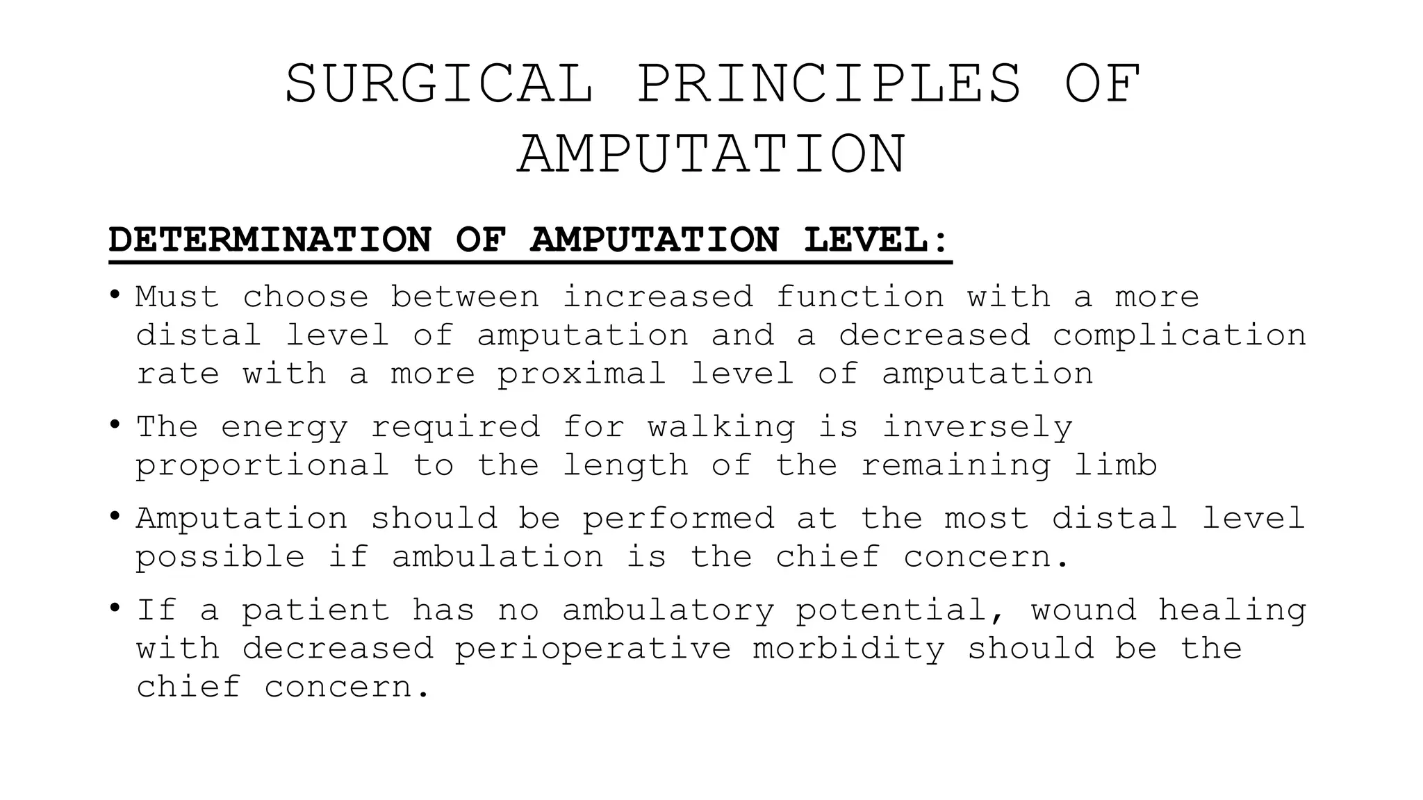 Amputation Topic Orthopaedics Presentation | PPTX
