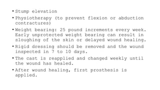 Amputation Topic Orthopaedics Presentation | PPTX | Death, Injury, or ...