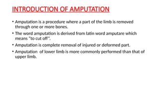 Types of knee,.leg,below kneeAMPUTATION.pptx