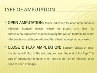 Amputation.pptx slide for nursing students | PPTX