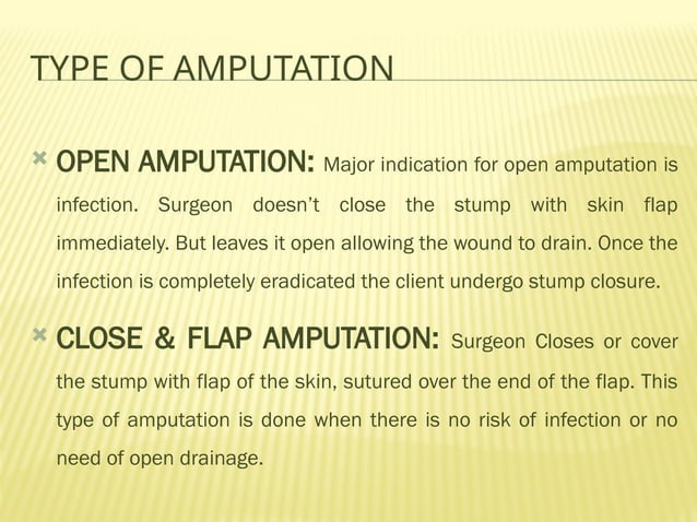 Amputation.pptx slide for nursing students | PPTX