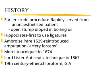 amputation.ppt in crush injury of lowerlimbs | PPT