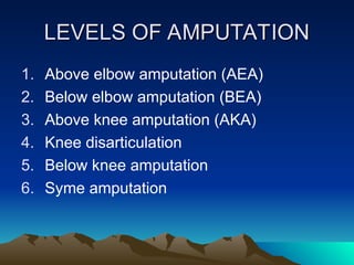 AMPUTATION.ppt by rashid chinthalo st lukes | PPT